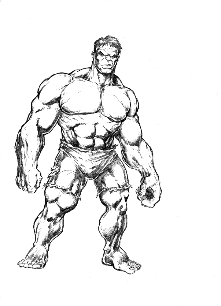 Hulk Outline
