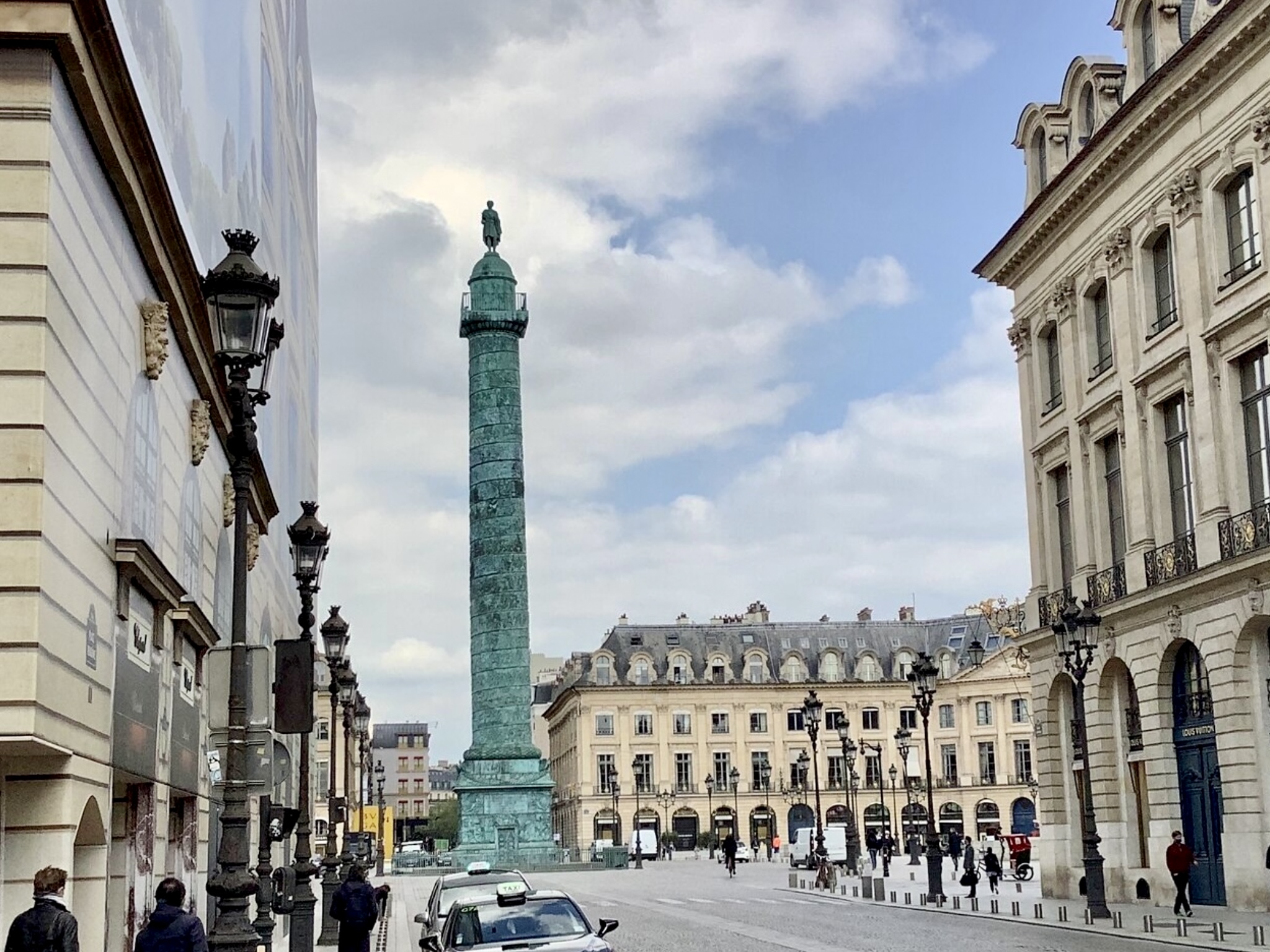 paris breakfasts: Holly Golightly in Paris map, Place Vendome