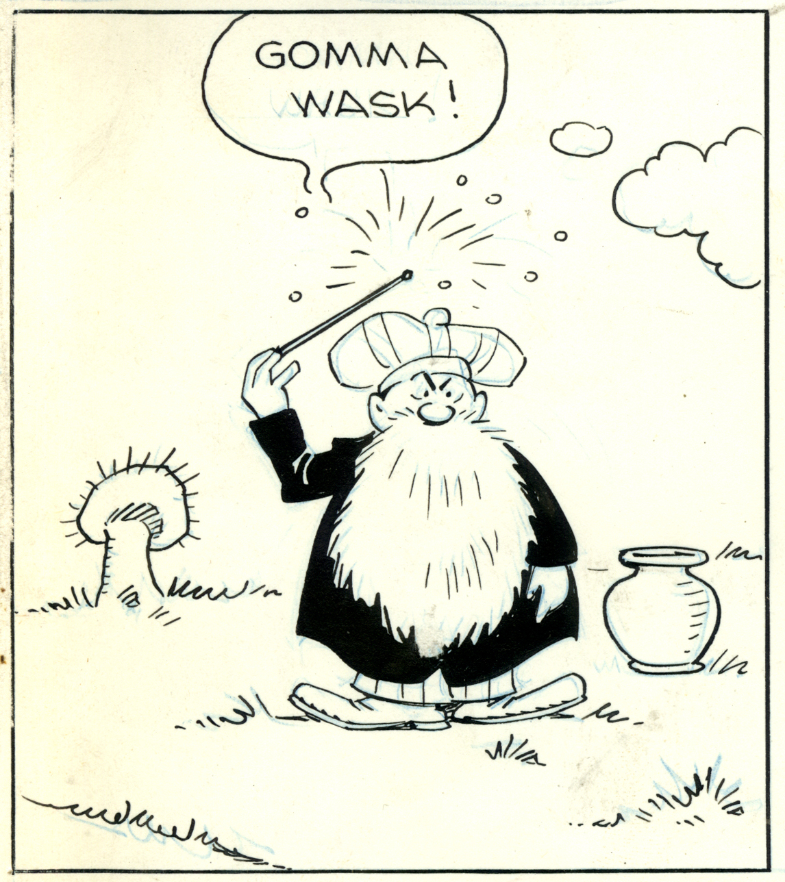 Cartoon Simple: The Little Hitch-Hiker by Gene Ahern