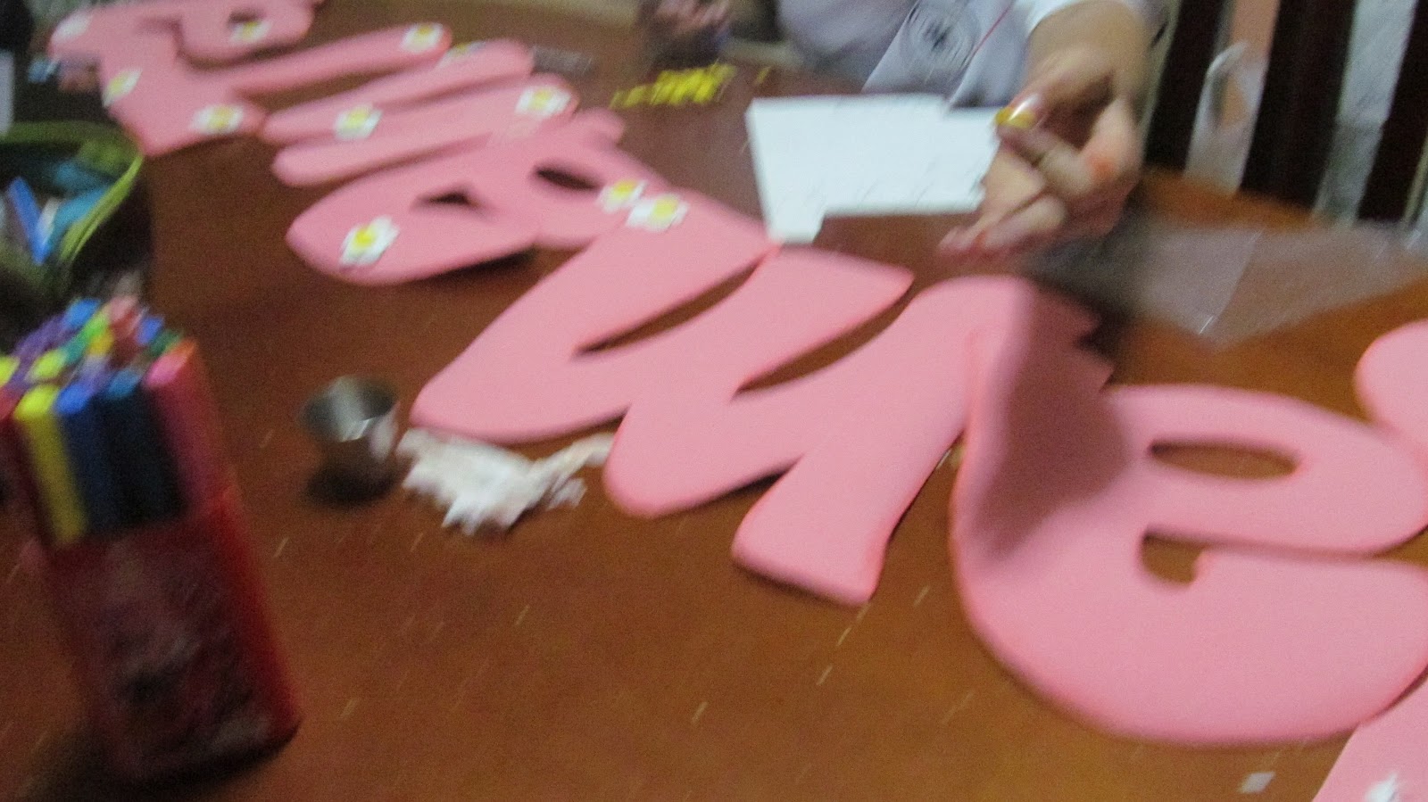 Cómo hacer las letras en foami - Imagui