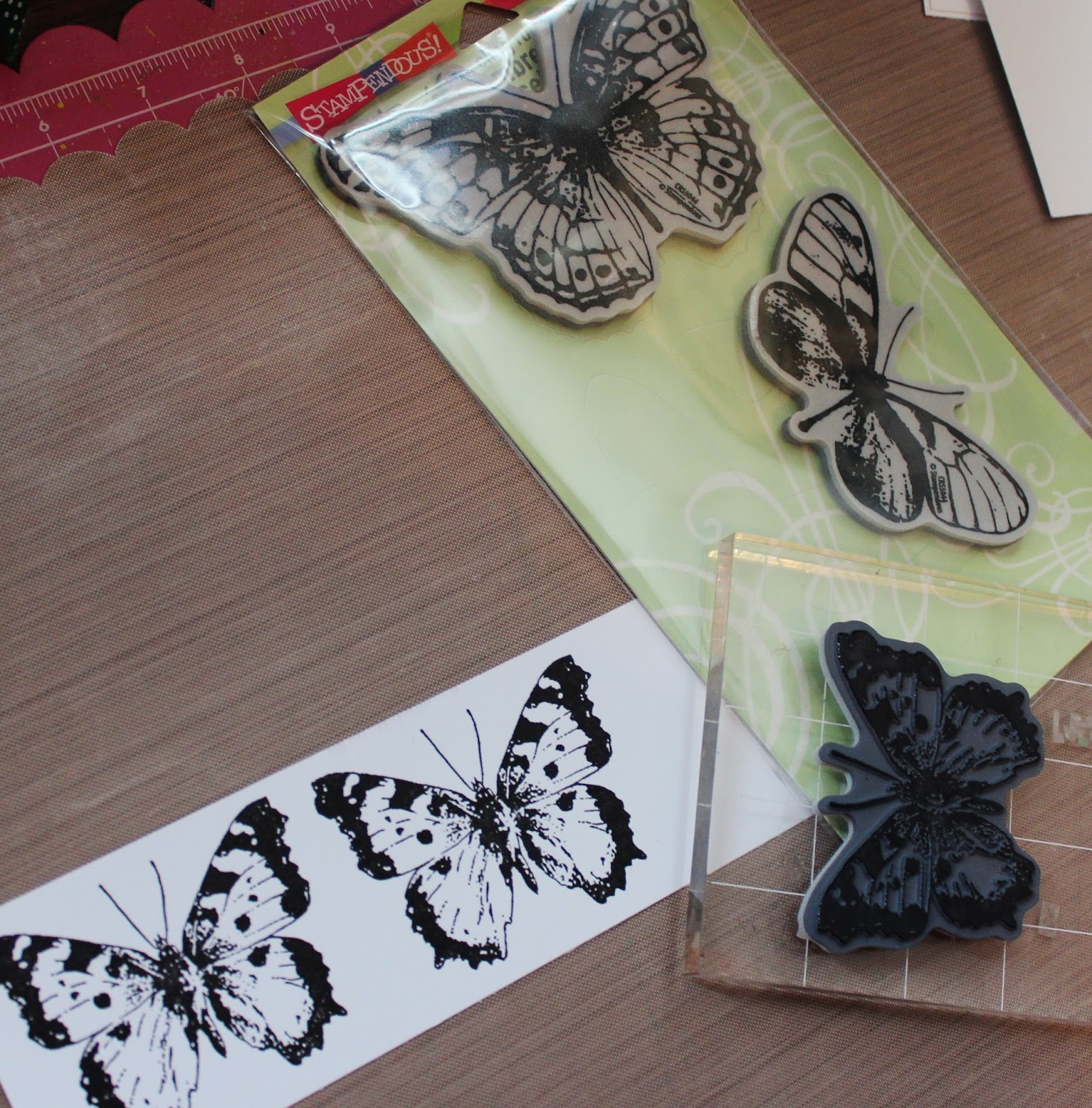 Pam Bray Designs: A Girl with Flair: Fly Butterfly Fly with Stampendous