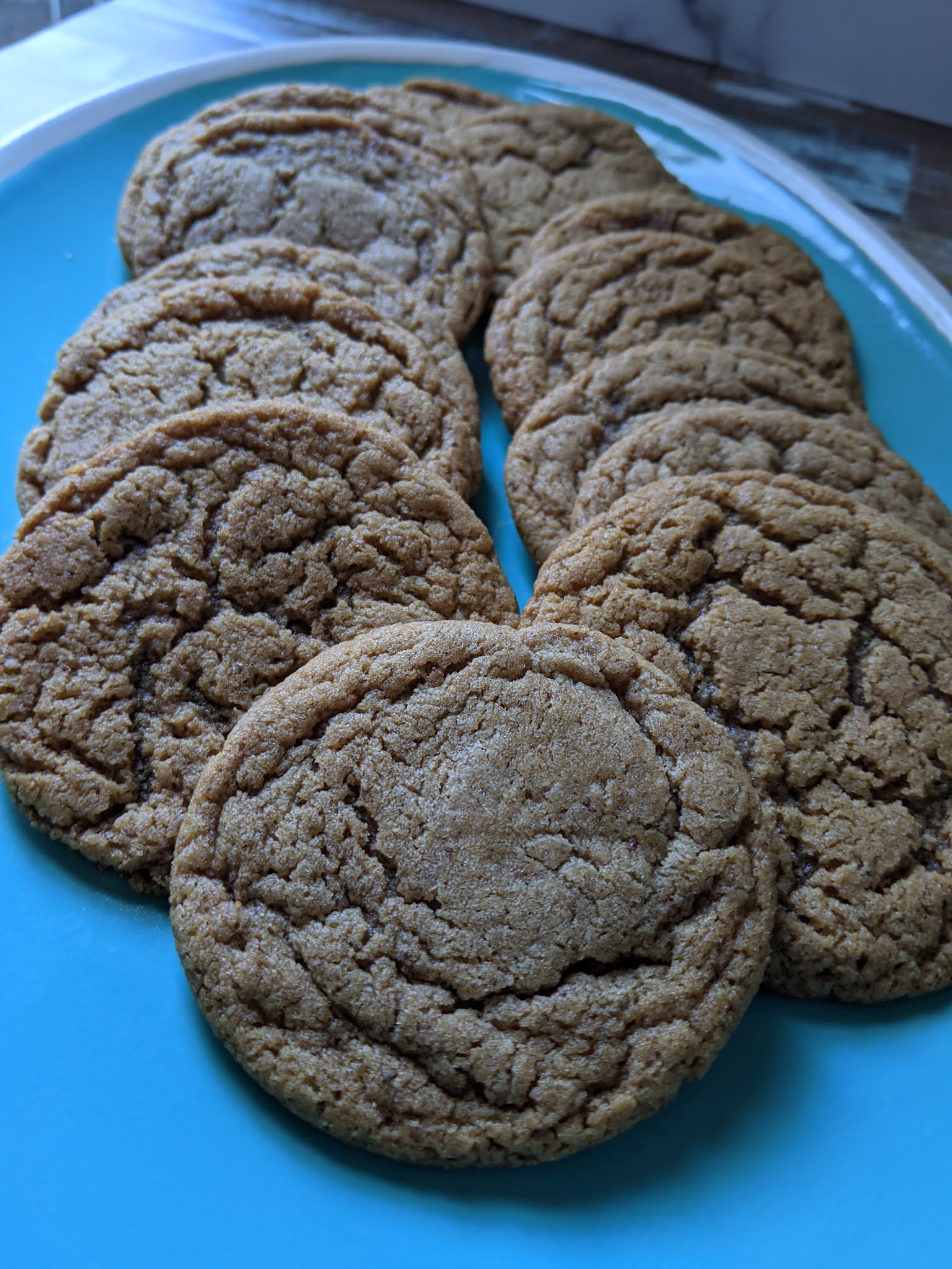 Nutty Spiced Ginger Cookies #ChristmasCookies