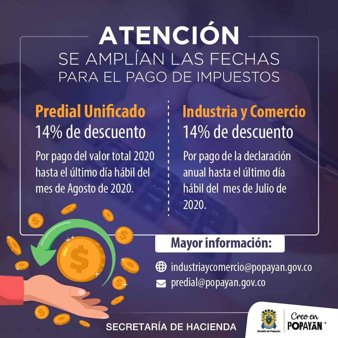 Aproveche El 14 De Descuento En El Impuesto De Industria Y Comercio