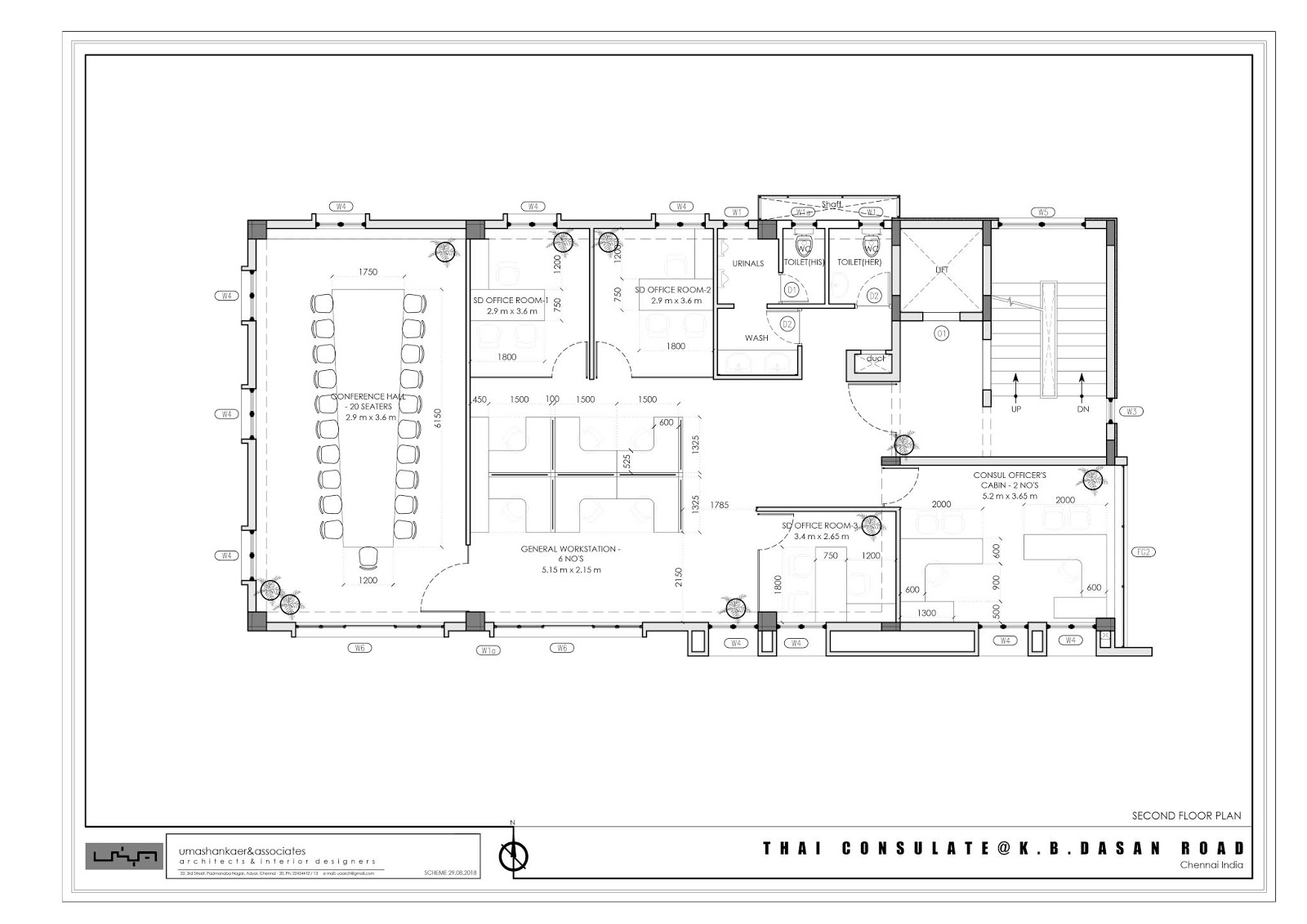 Thai Consulate Design @ KB Dasan Road, Chennai