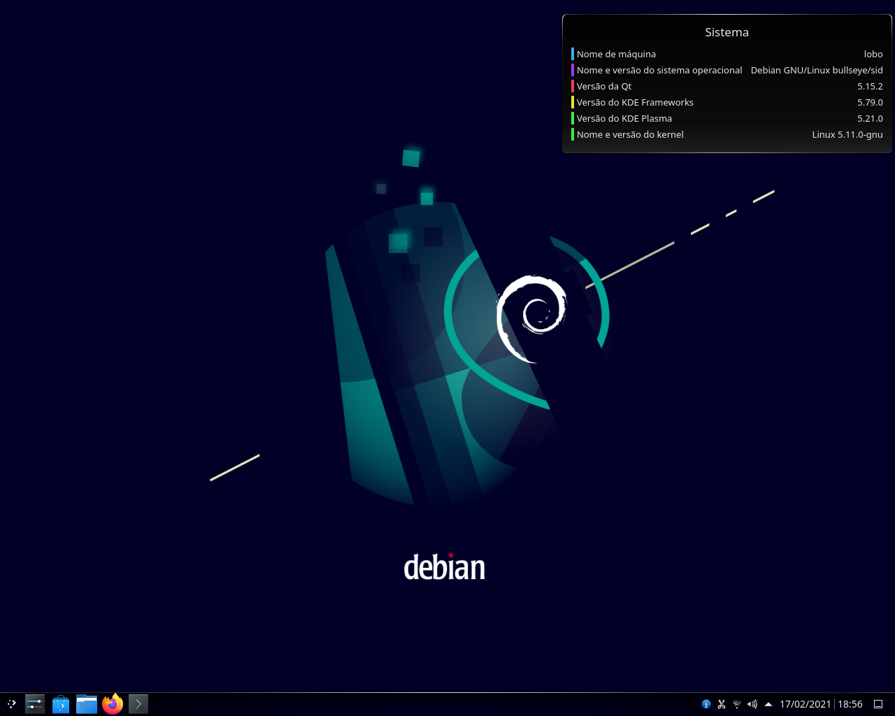 KDE Plasma 5.21 chega ao Debian GNU Linux