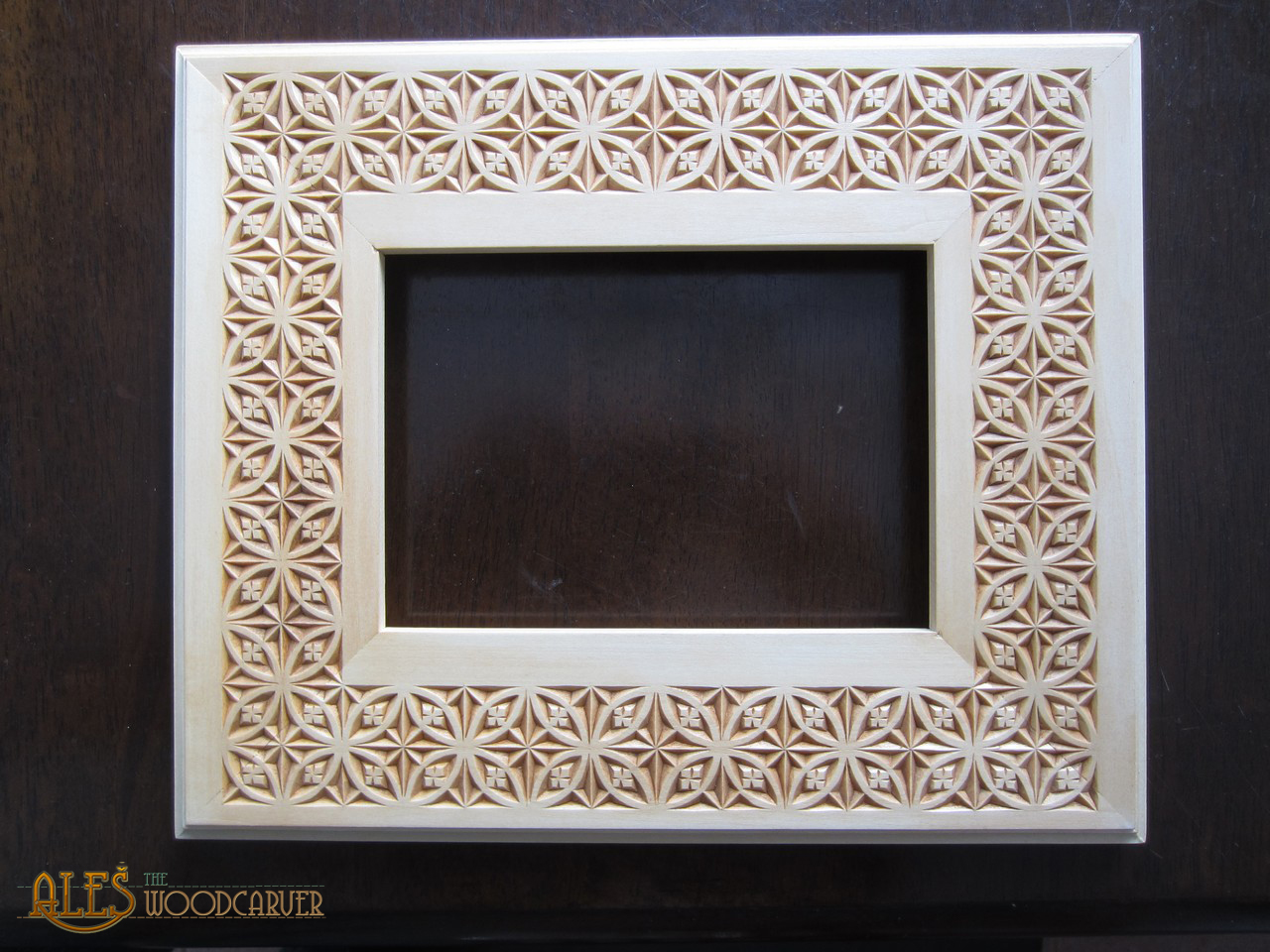 Ales the woodcarver: Chip carved picture frames