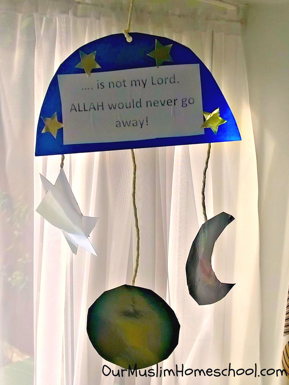 Story of Ibrahim: Mobile Craft Activity - Muslim Homeschooling Resources