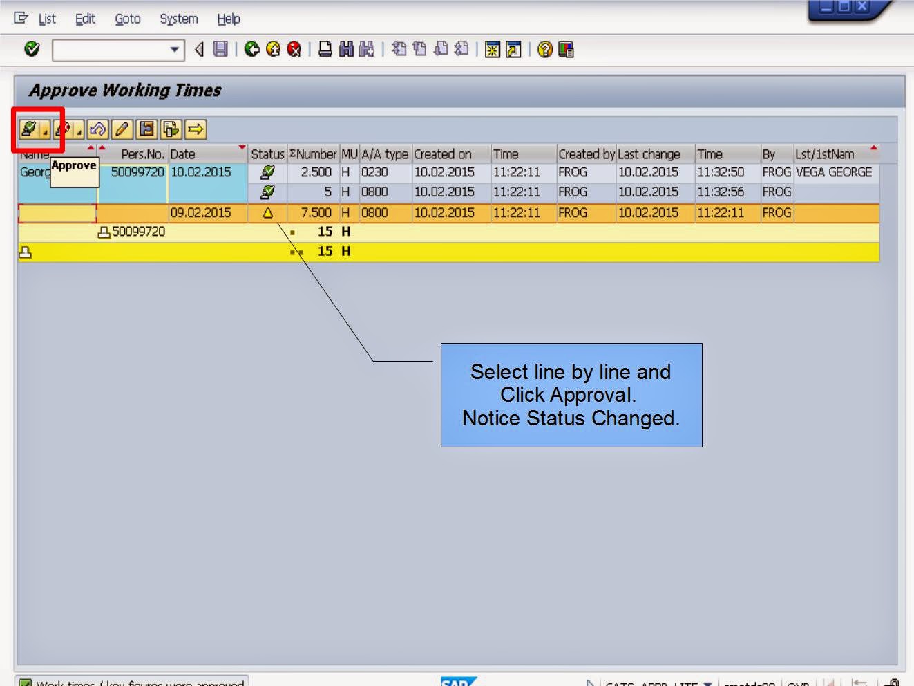 青蛙SAP分享 Froggy's SAP sharing: SAP HCM Time Management : CATS Approval ...