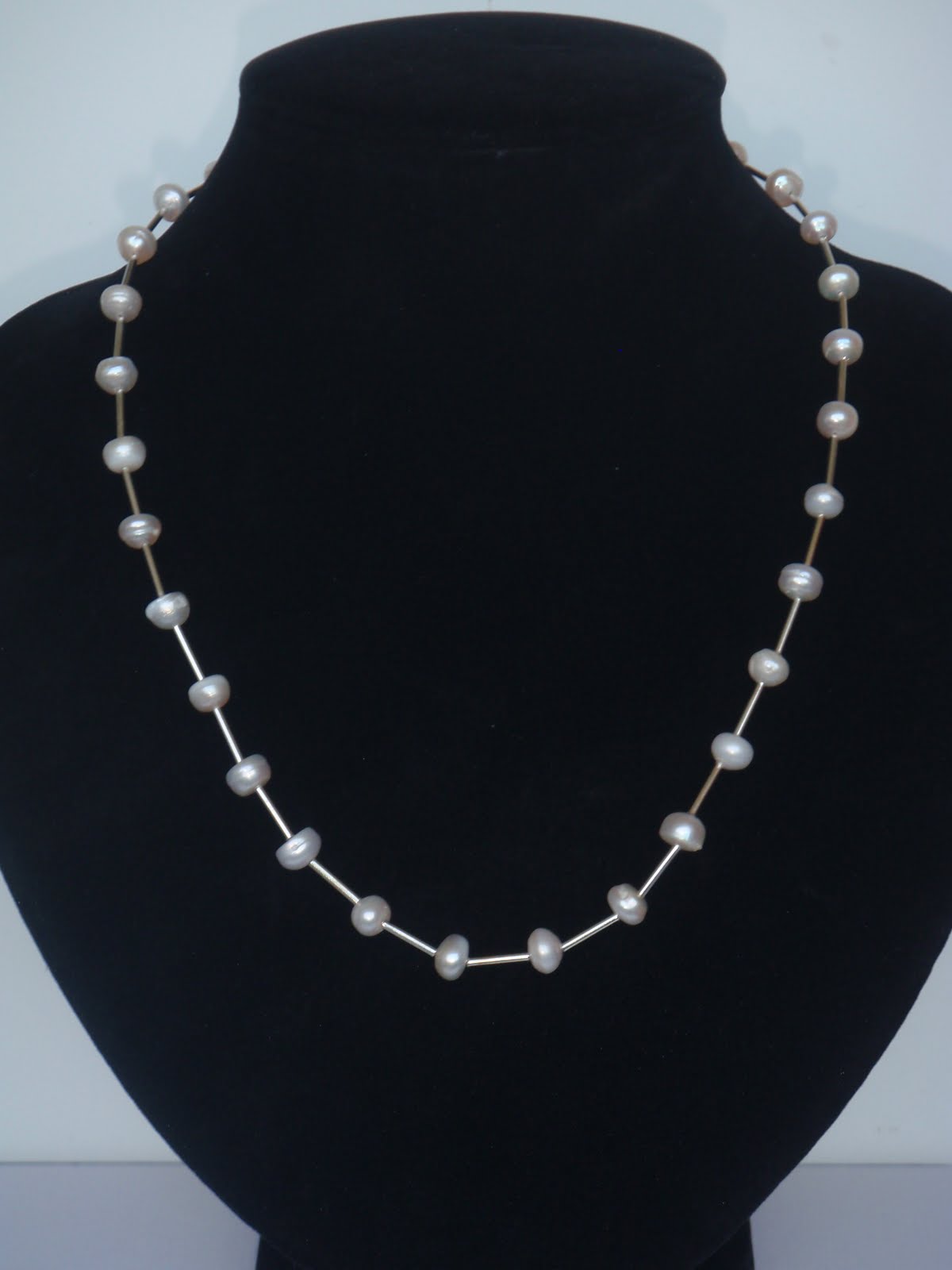 hobbylibelula: Colier perle cultura - indisponibil