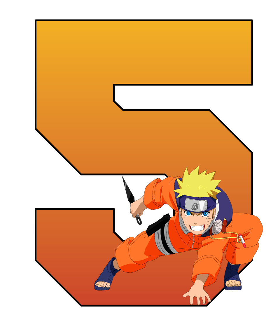 Kits imprimibles gratis : Naruto Números