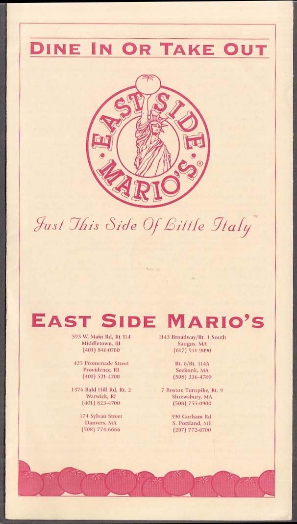 RETRO Rhode Island: East Side Mario's