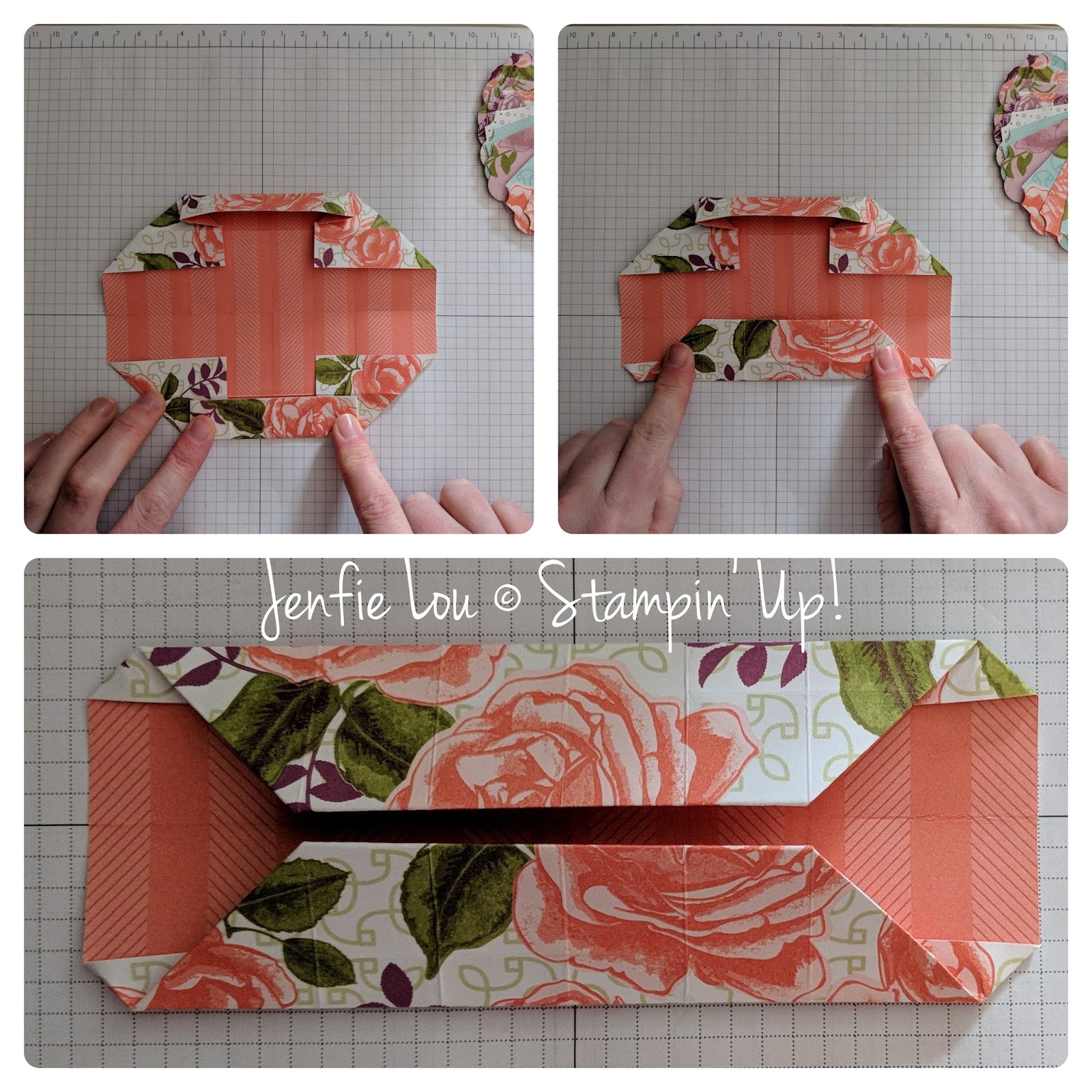 Handmade by Jenfie Lou: Mini Origami Treat Box Tutorial plus GIVEAWAY!