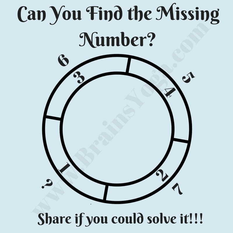 Picture Puzzle To Find The Missing Number picture-puzzle-to-find-the-missing-number