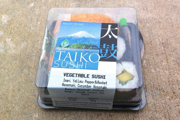 VEGANOO Vegan Reviews: Review: Taiko Vegan Sushi at Waitrose
