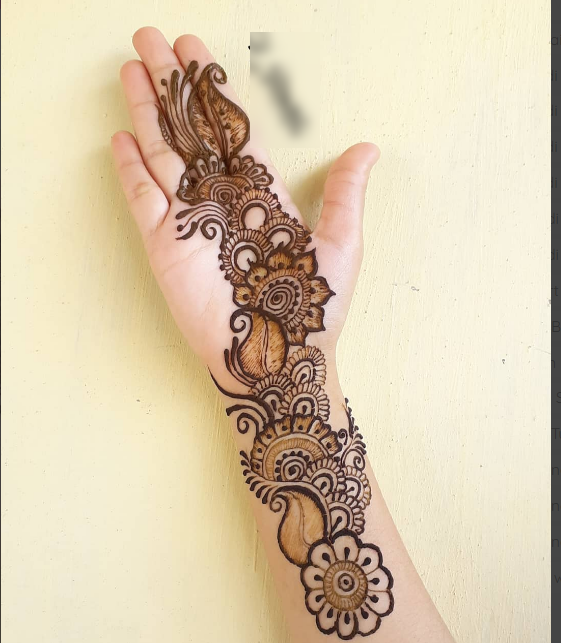 Stylish Arabic Mahandi Designs