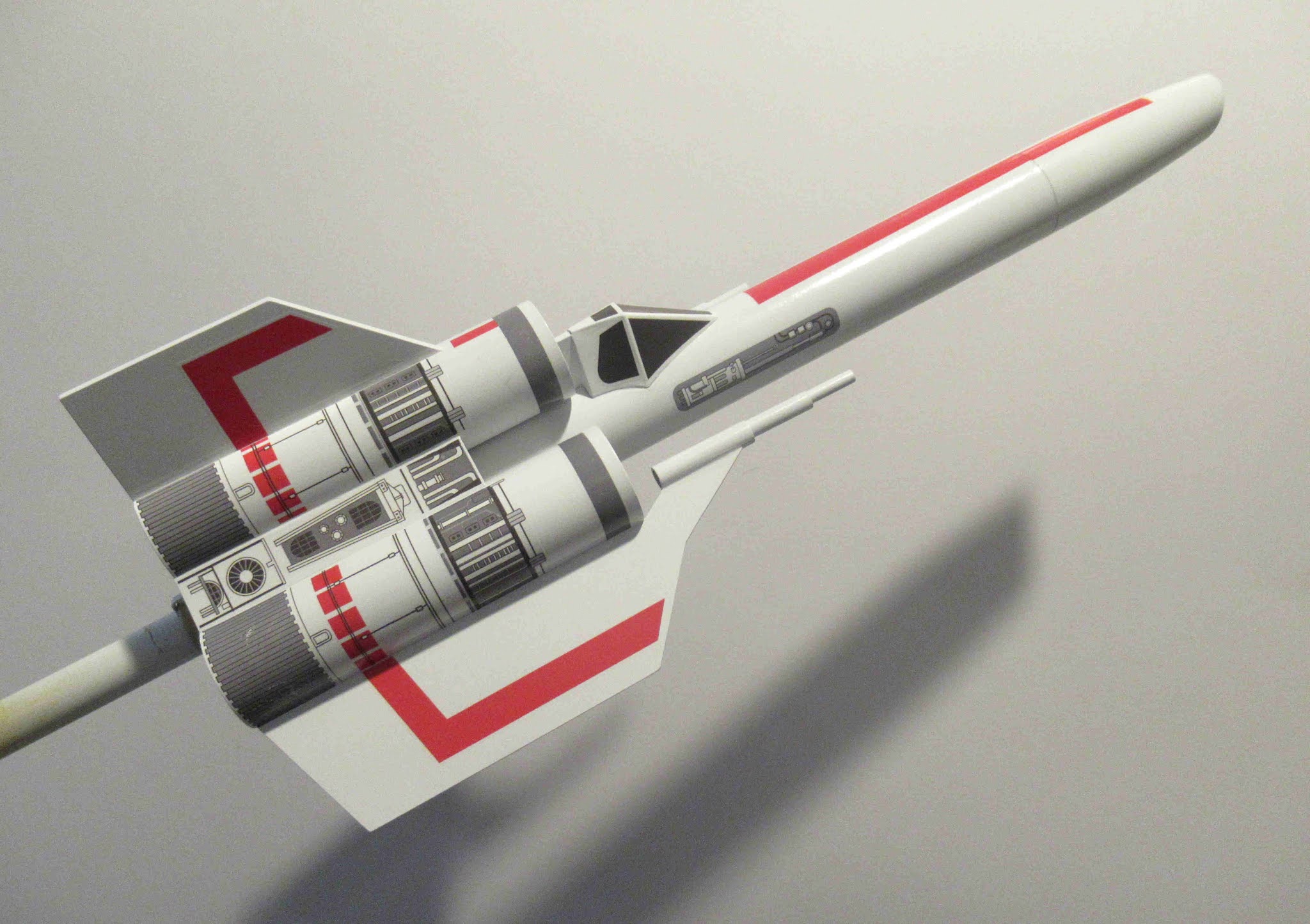 Model Rocket Building: Estes Colonial Viper #1310, Finished