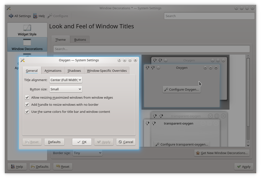 Bring Back KDE 4 Oxygen Theme to KDE Plasma 5