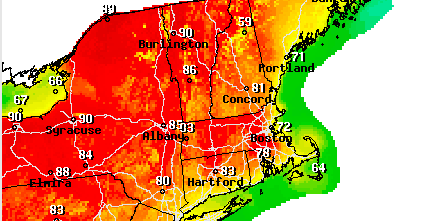 Addison County Weather Watchers: The Ocean Effect
