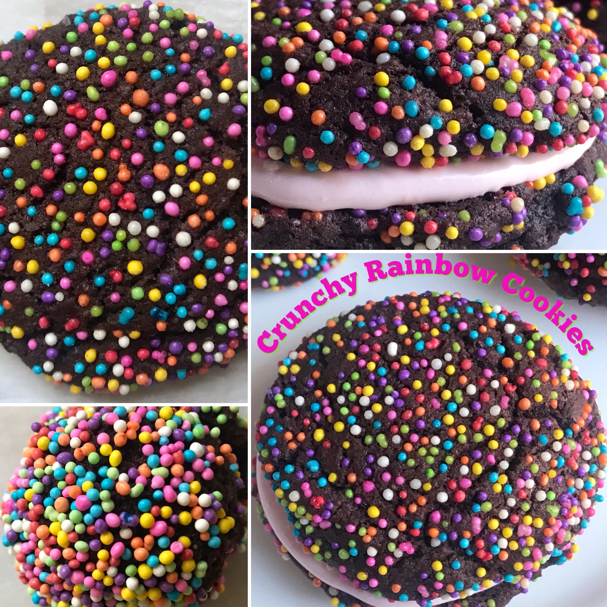 Blue Ribbon Kitchen: Rainbow Crunch Cookies