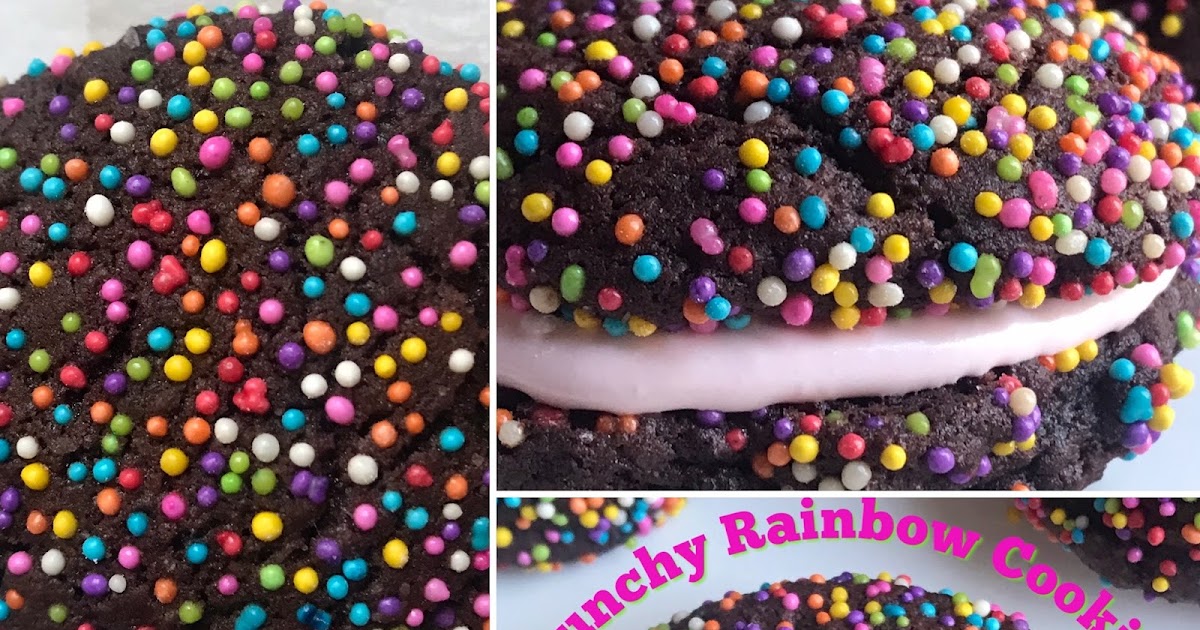 Blue Ribbon Kitchen: Rainbow Crunch Cookies