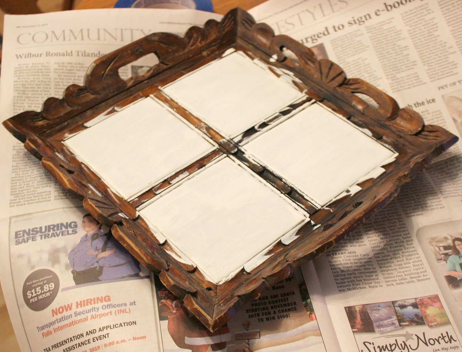 An Upcycled Tray And A 2019 Christmas Decor Recap - Organized Clutter