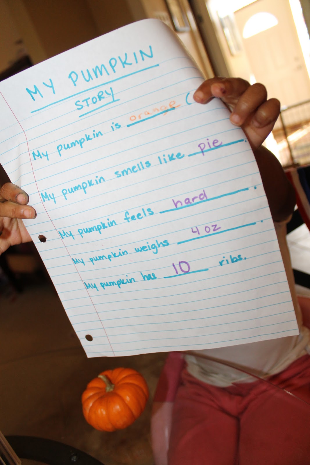 3G=Growing Godly Girlz: Our Pumpkin Lessons!