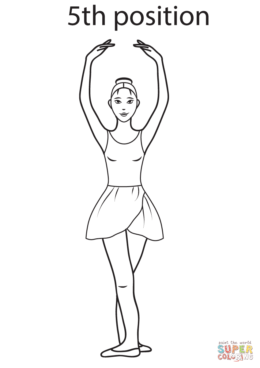 Ballet Positions Coloring Pages ~ Coloring Pages