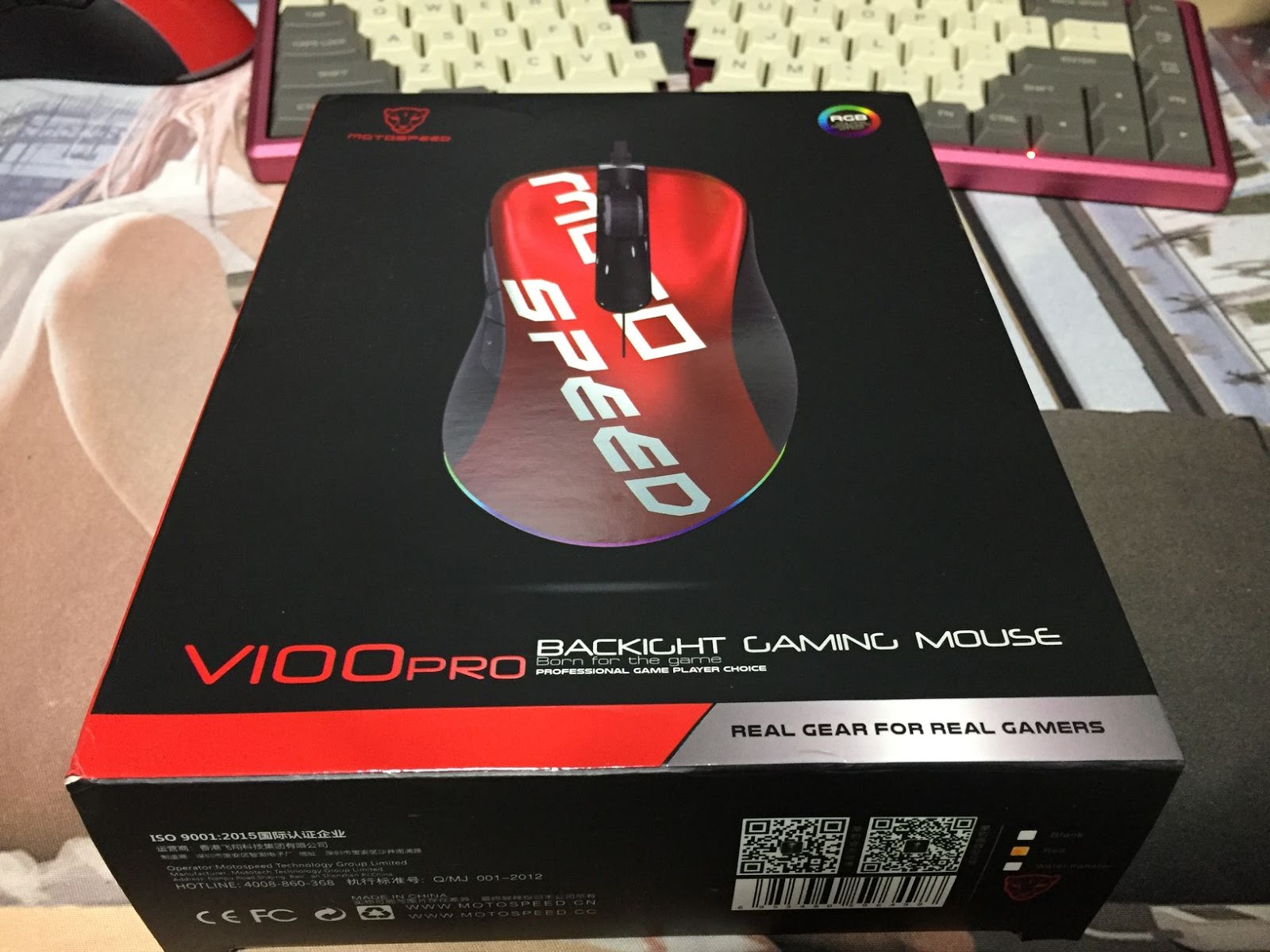Chuột Motospeed V100 PRO RED