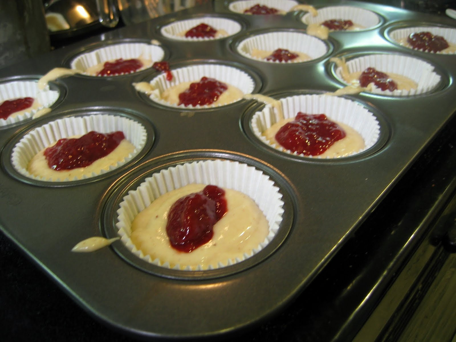 Karla's Veggie Noms: Jam Filled Cupcakes