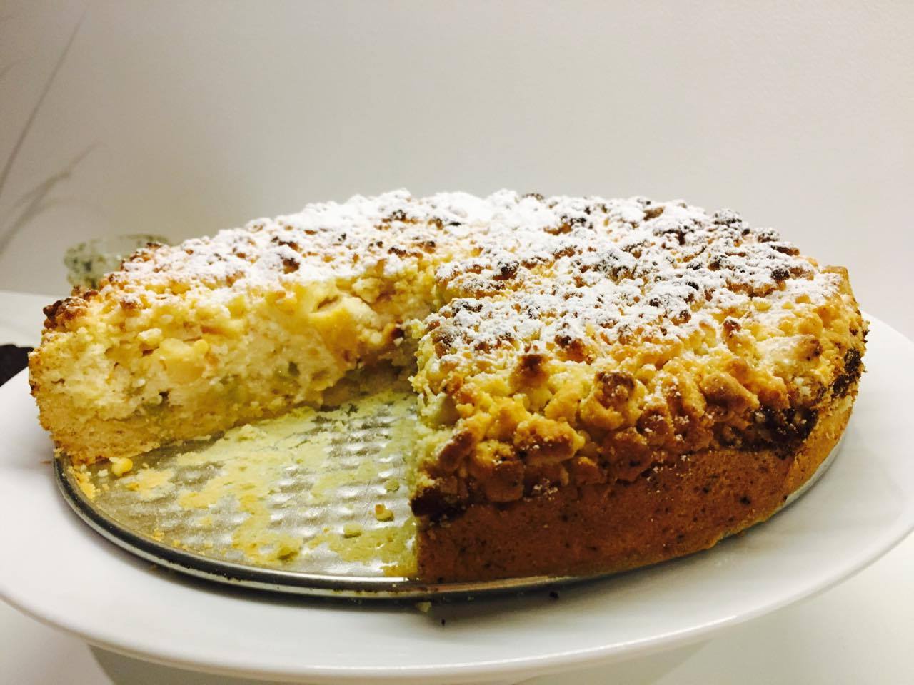 Kodune kööginurgake!: Rabarberi-õuna kohupiima kook!