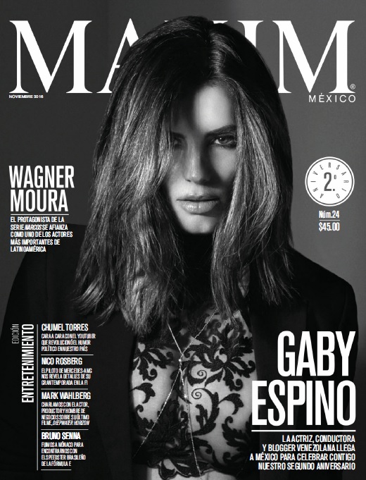 Gaby Espino en Maxim - H para hombres y H extremo full
