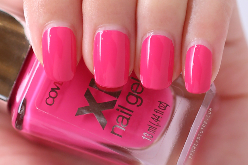 Manicure Monday: Covergirl XL Nail Gel in Whole Lotta Guava - From Head ...