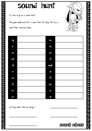 Teach Cheat: English: Sound Hunt