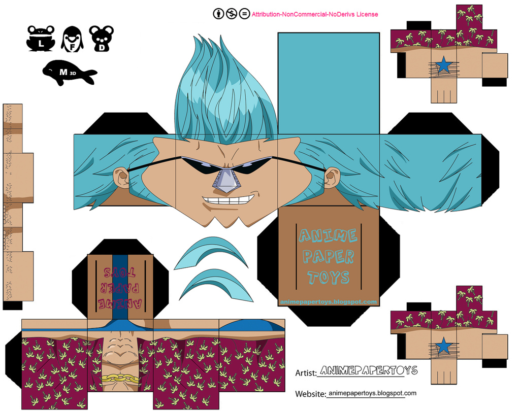 One Piece Master: Paper Toy Franky