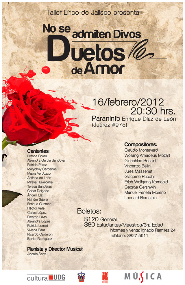 JORGE COLL: DUETOS DE AMOR EN EL PARANINFO