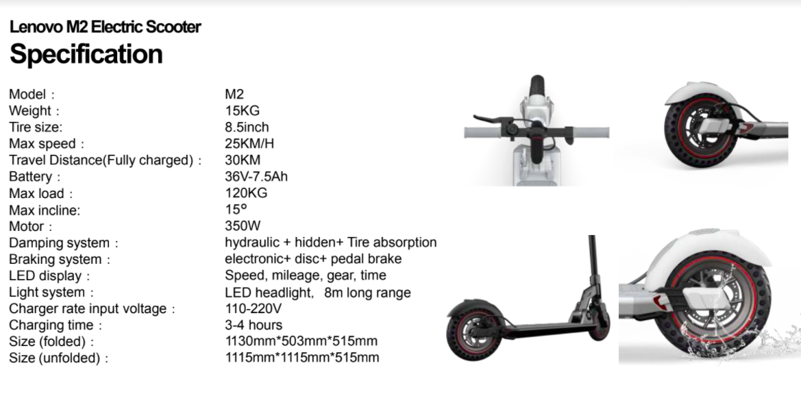 Manila Shopper: Be geared to go places with Lenovo’s new M2 Electric ...