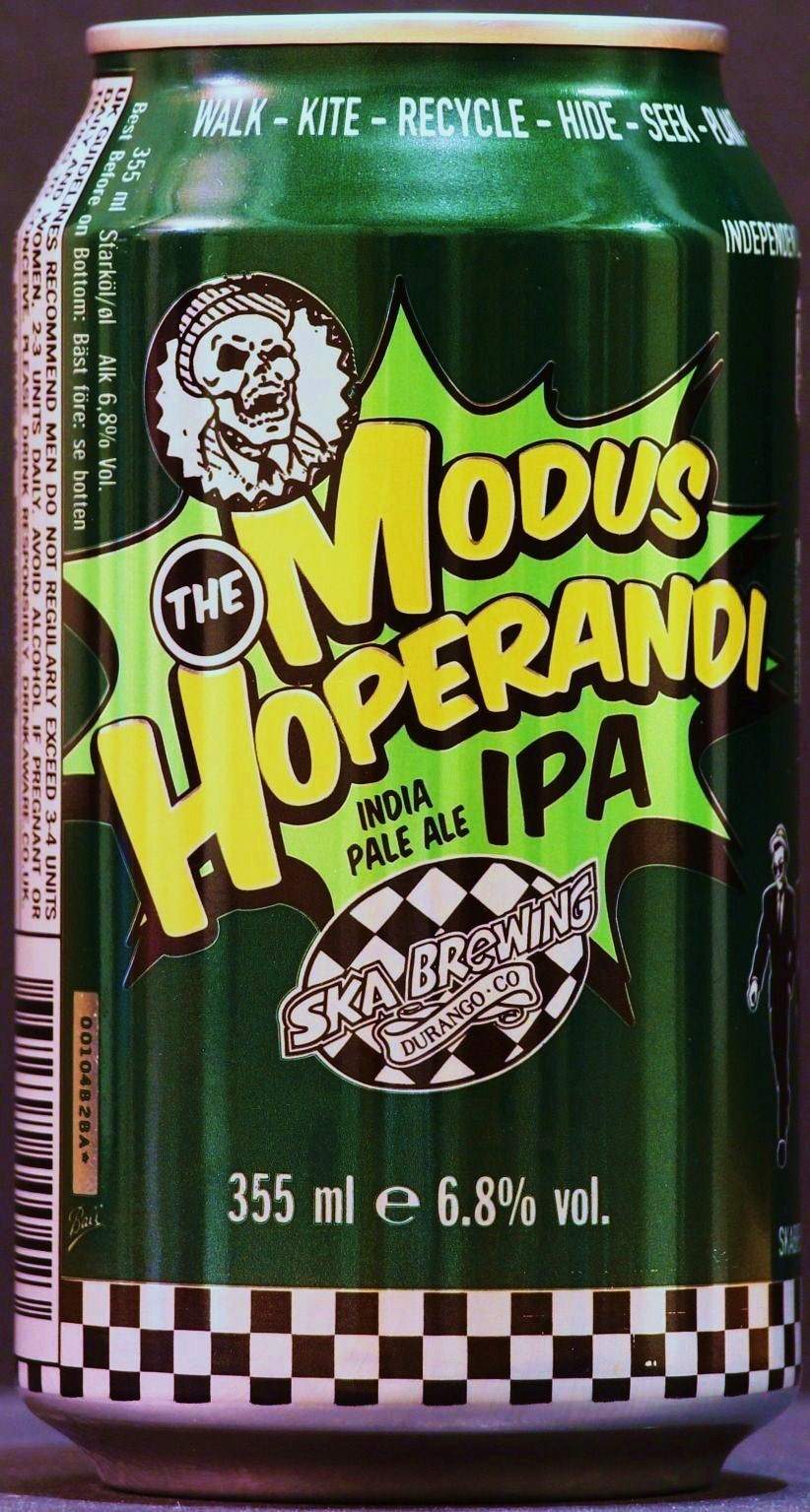 Burk-Bloggen: Modus Hoperandi IPA (Ska Brewing) : ny dekor
