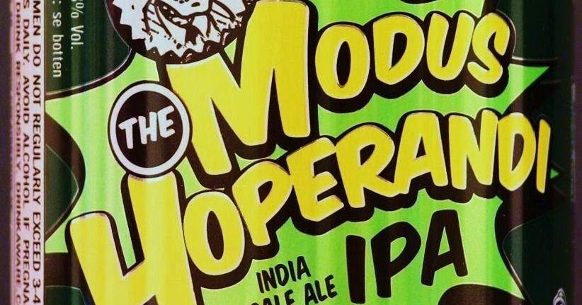 Burk-Bloggen: Modus Hoperandi IPA (Ska Brewing) : ny dekor