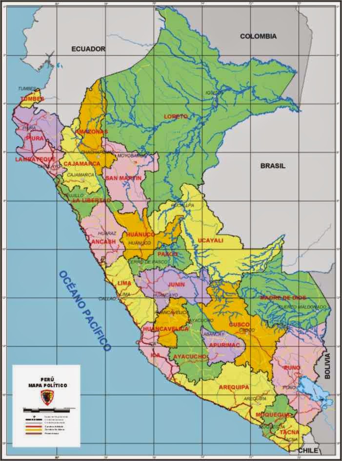Peru | Mapas Geográficos do Peru - Enciclopédia Global™
