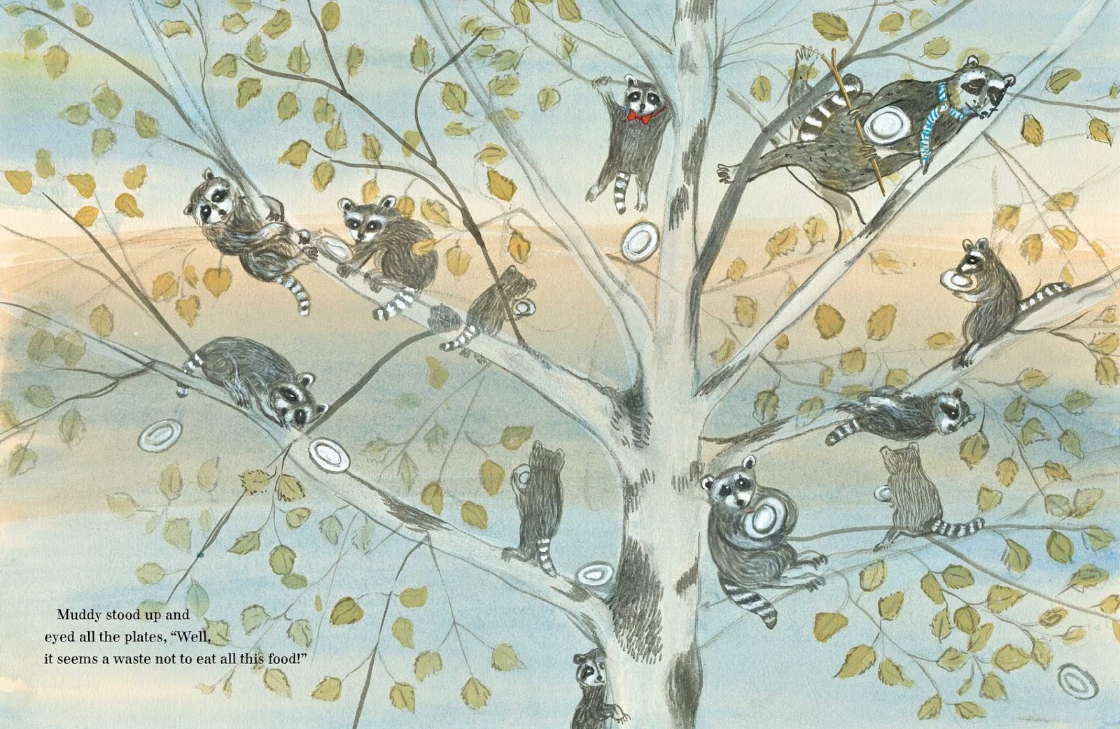 STORYWRAPS: Muddy The Raccoon Who Stole Dishes -a bookwrap