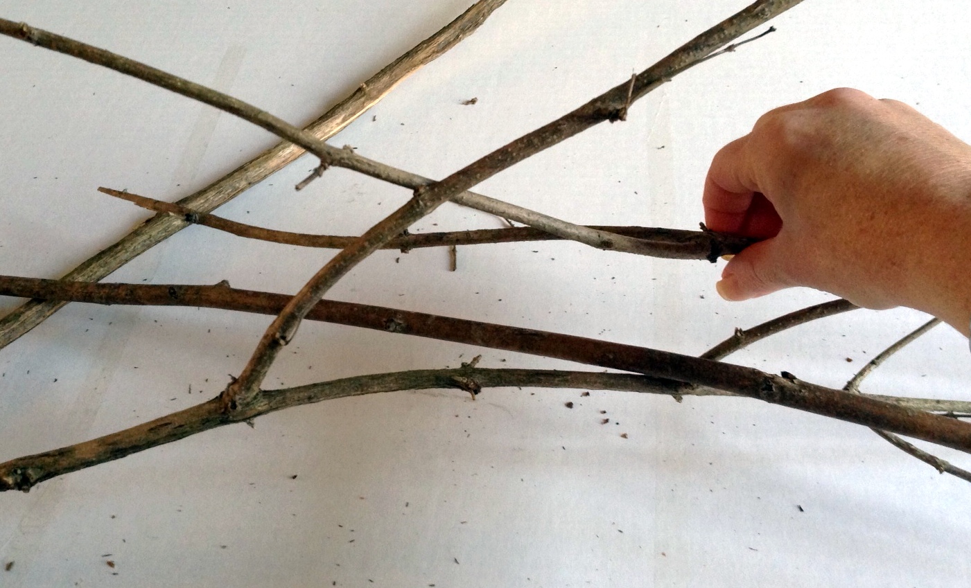 DIY Branch Sculpture For Your Table Top