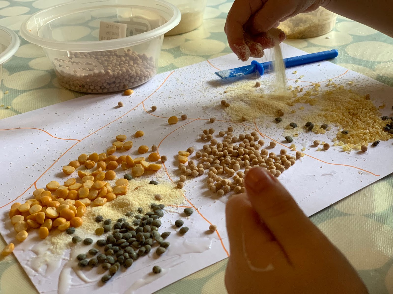 Sensory Gluing Activity for Toddlers and Preschoolers - Counting To Ten