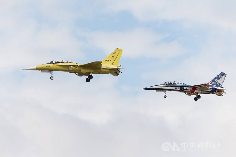 Taiwan's first series production Brave Eagle advanced trainer jet makes ...