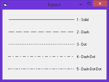 VB6: Line dan Shape Control