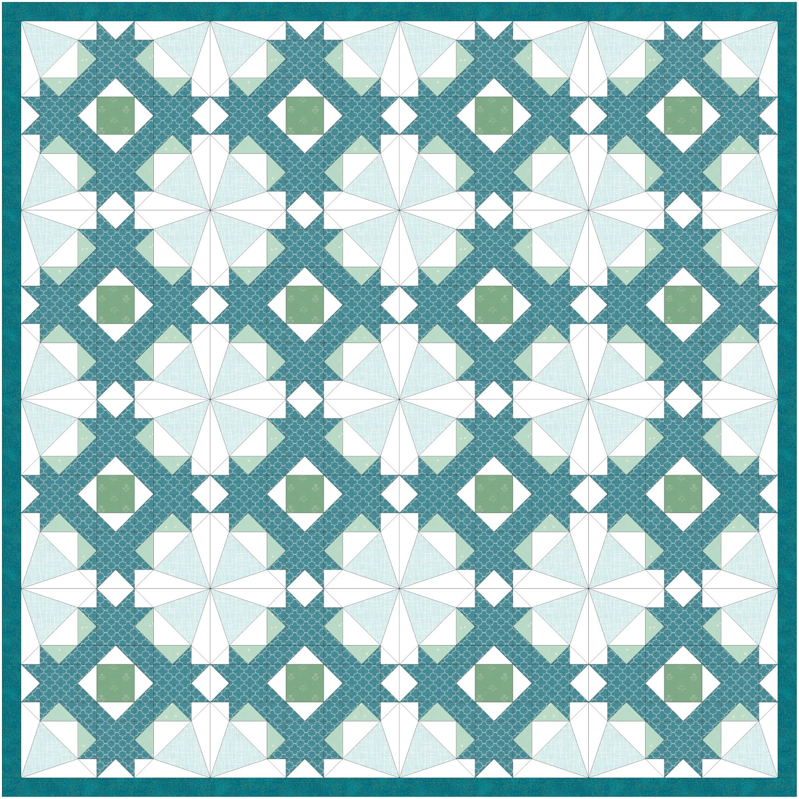 Quilt Art Design: Mosaic Tiles