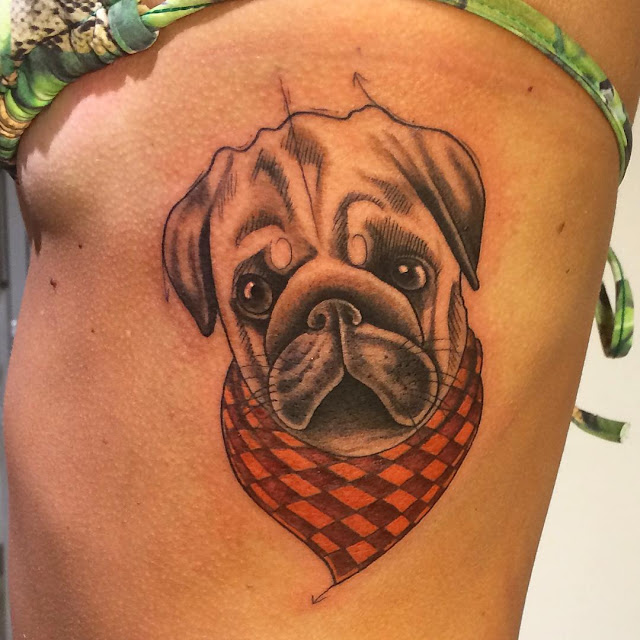 Tatuagens inspiradas em adoráveis Pugs | Marte é para os Fracos
