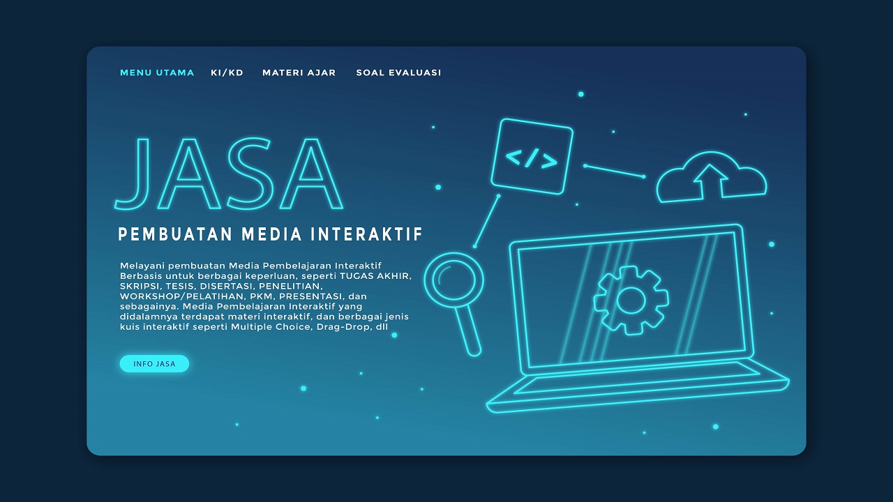 ️ Jasa Pembuatan Media Pembelajaran Interaktif Murah dan Berkualitas - Bahyudinnor.Com | Media ...