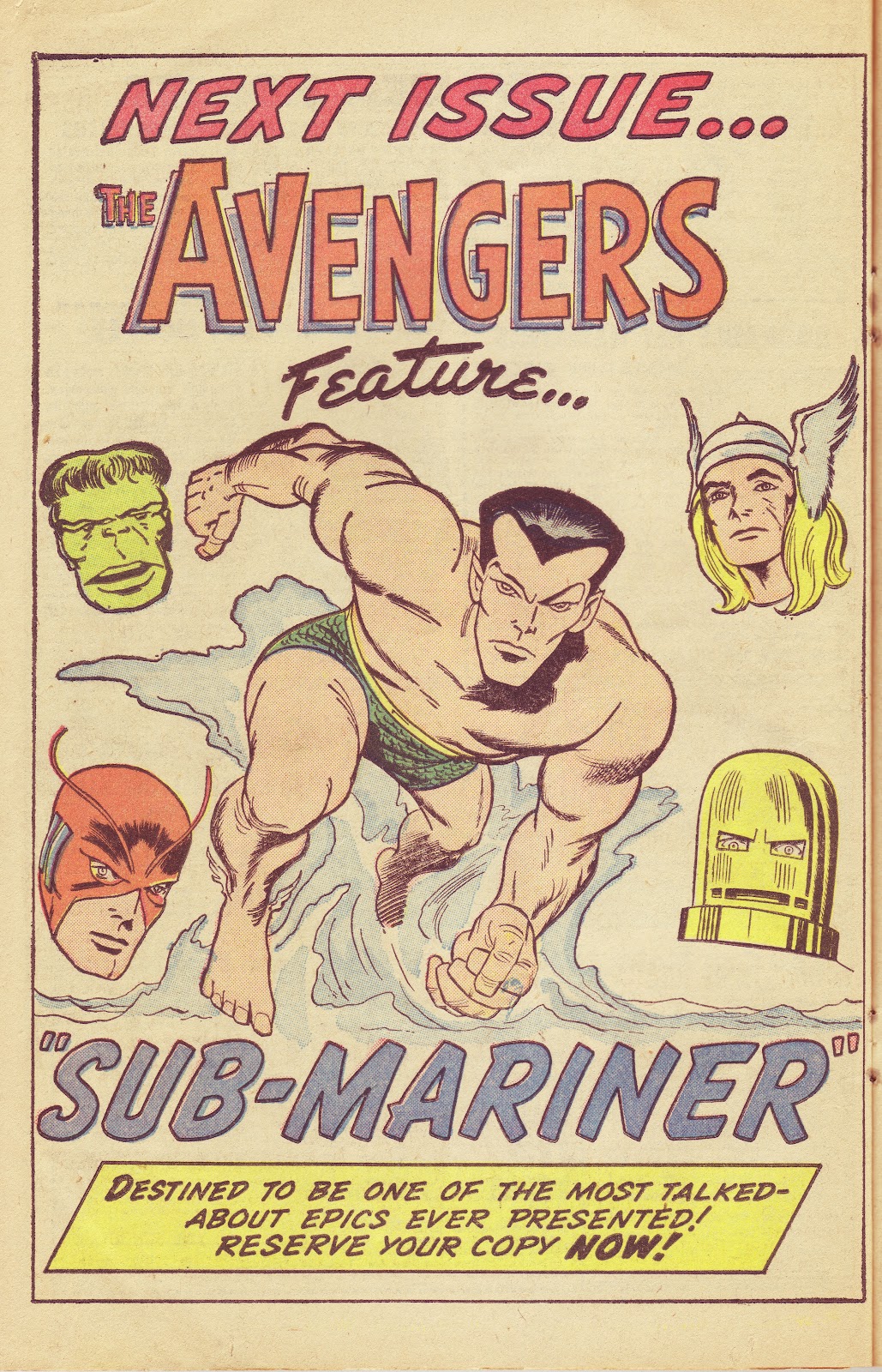 Marvel Mysteries and Comics Minutiae: Early Marvel House Ads