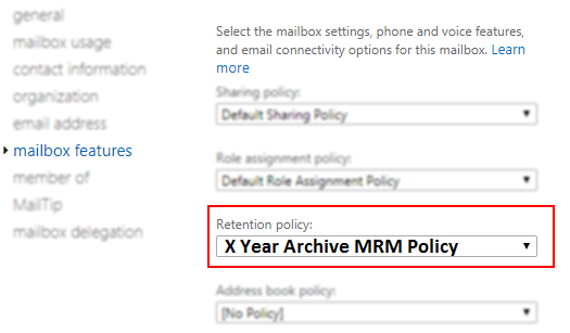 Configure In-Place Archive in Office 365