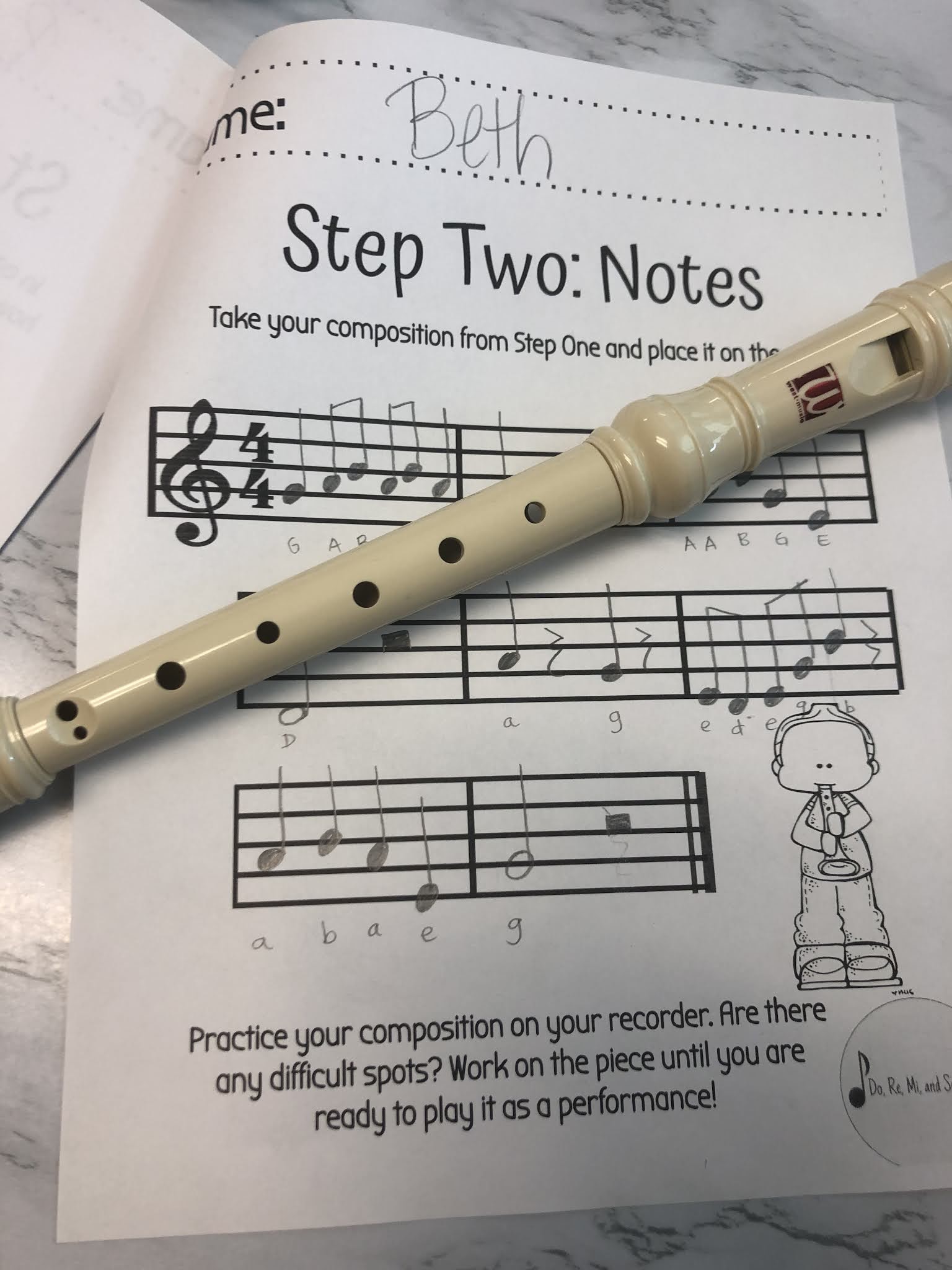 Do, Re, Mi, And So On!: Upper Elementary Recorder Compositions - Yes ...